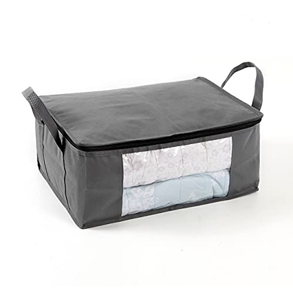 ABO Gear G01 Bins Bags Closet Organizers Sweater Clothes Storage Containers, 3pc Pack, Gray, 3 Count