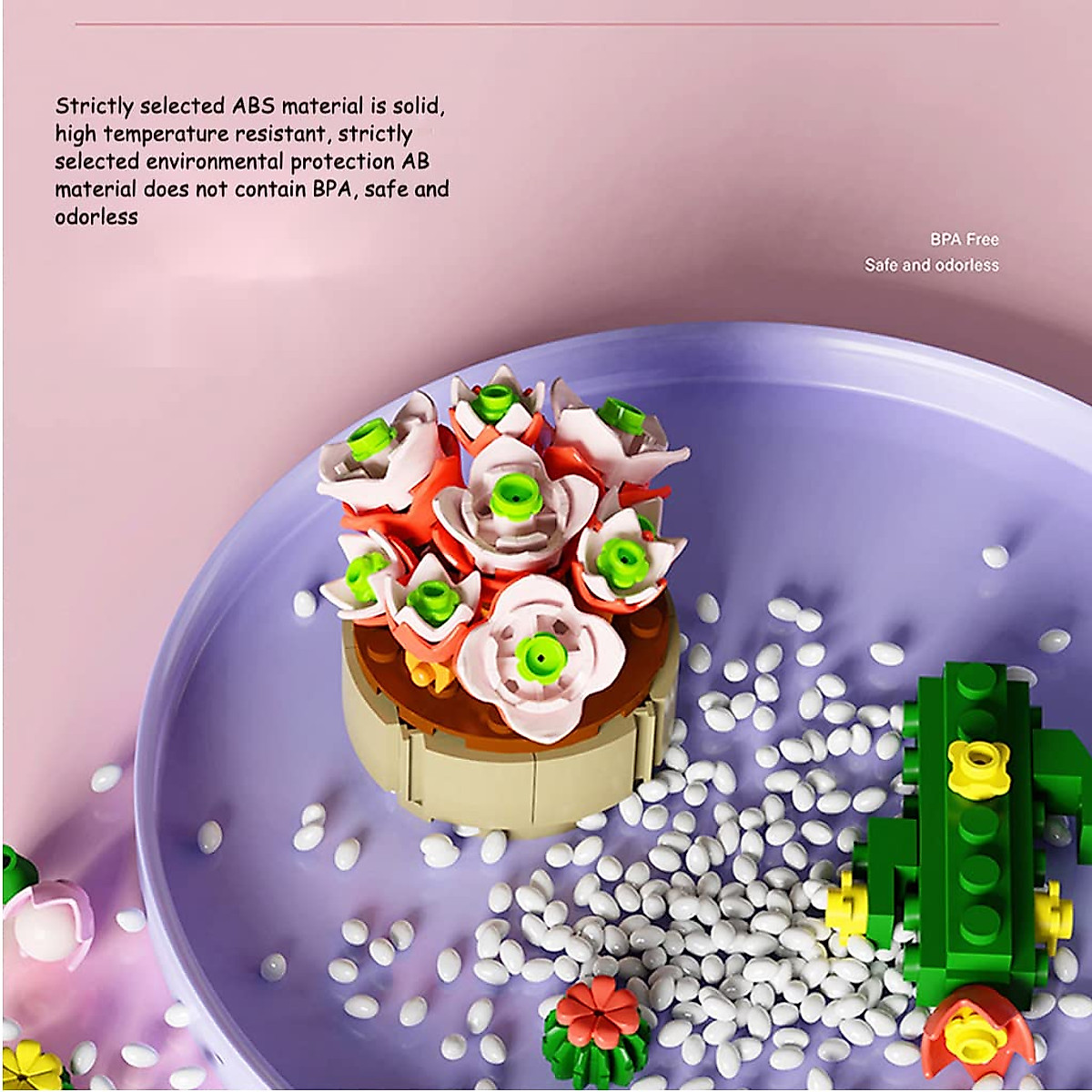 Blind Box Toys , Flowerpot Building Blocks , Mystery Boxes Assembling Toys, Create Have Fun Building Block Decorate Gift