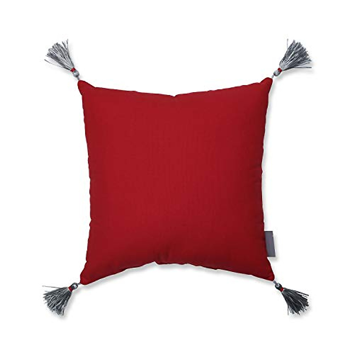 Pillow Perfect Modern Geometric Decorative Throw Pillow, 16", RED