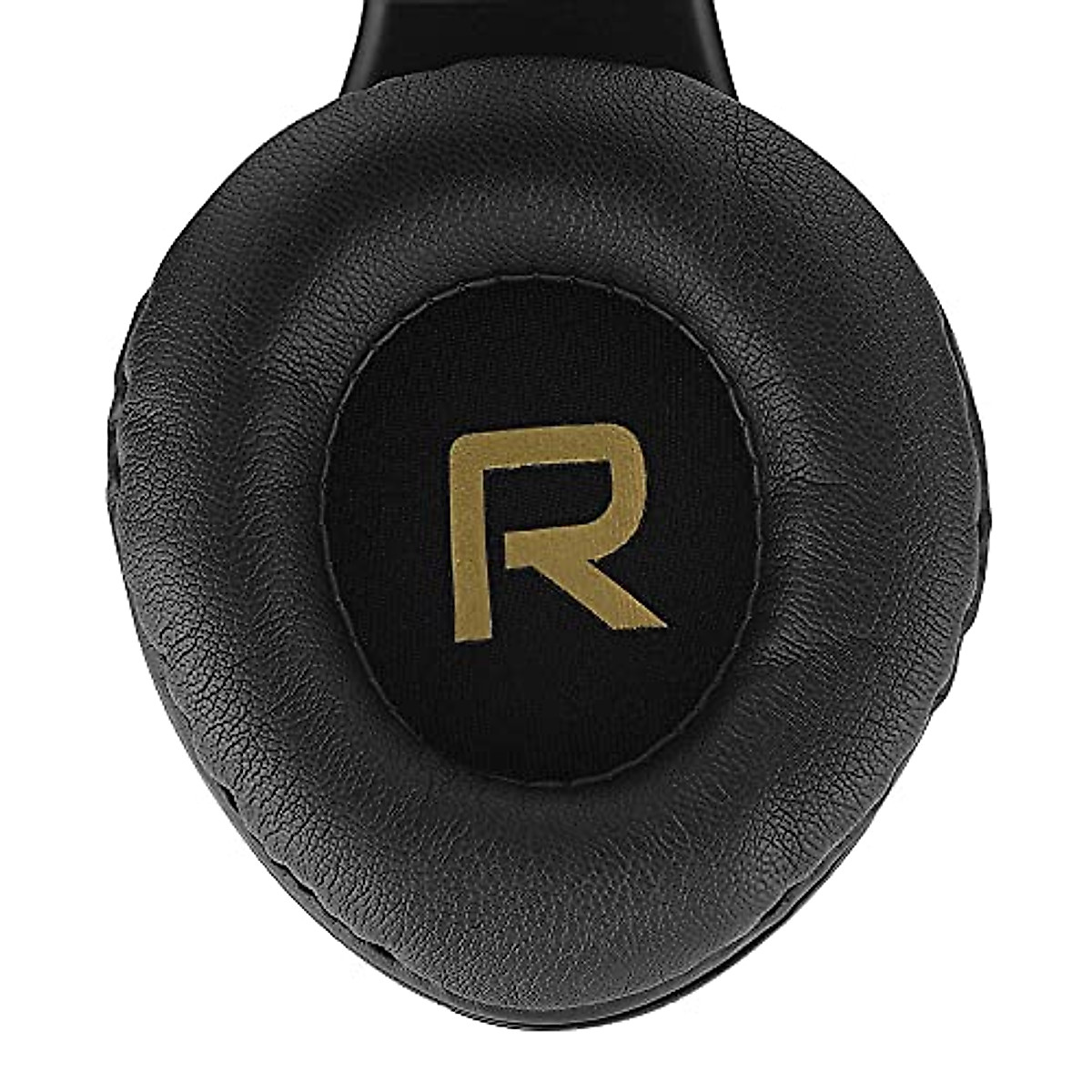 PowerLocus Bluetooth Headphones Over Ear, Wireless Headphones with Microphone, Foldable Headphone, Soft Memory Foam Earmuffs & Lightweight, Micro SD/TF, FM Radio for iPhone/Android/Tablet/PC/TV (Gold)