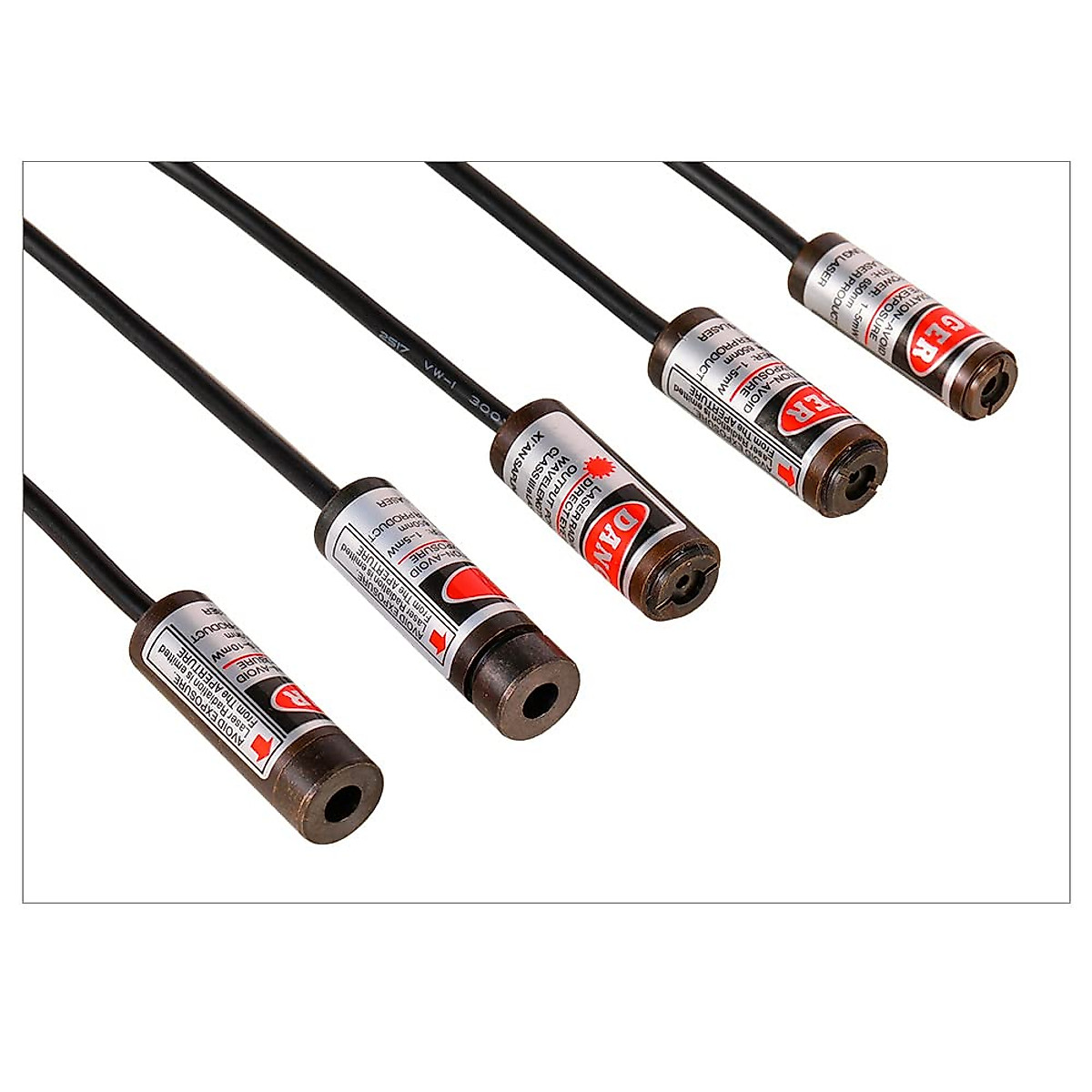 Cloudray Line Red Locator 5-10mW Infrared Adjustable Module Locator for Fiber Marking or Cutting Machine (D12X30mm)