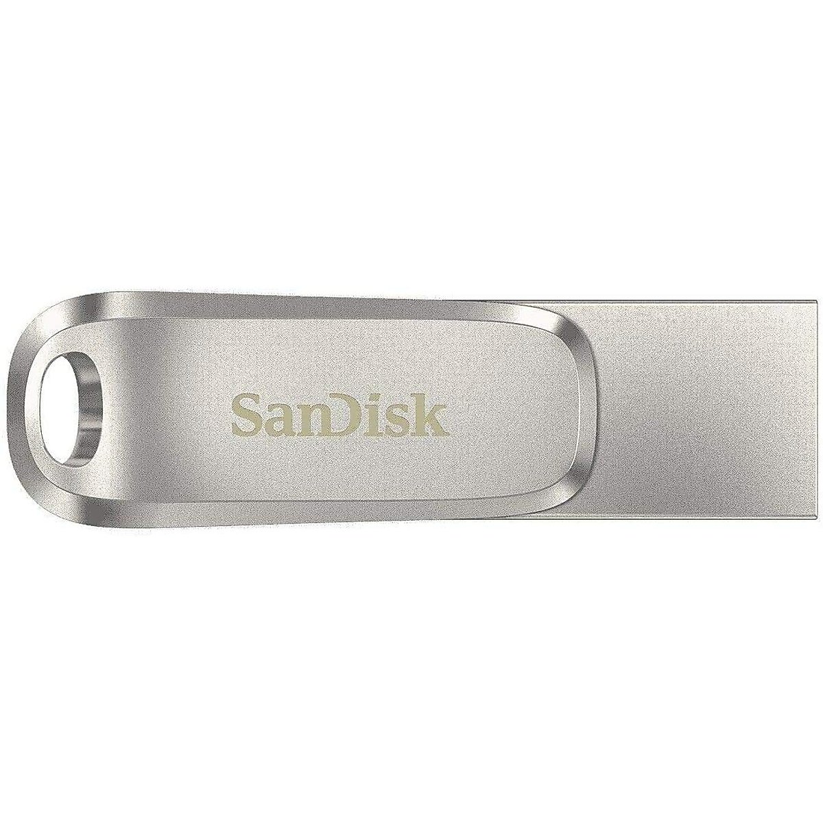 SanDisk Ultra Dual Drive Luxe 64GB Type-C Flash Drive for Microsoft Surface Book 3, Surface Duo 2, Surface 4, Surface Go 3 Tablets (SDDDC4-064G-G46) Bundle with (1) Everything But Stromboli Lanyard