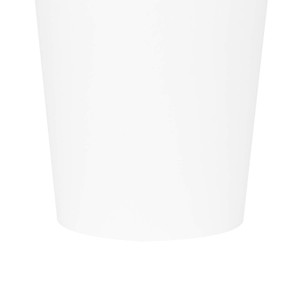 Karat 16oz Premium White Paper Hot Coffee Cups Diameter 3.54" - Disposable, Leak-Resistant Double Poly-Lined, Ideal for Restaurants - Pack of 1000
