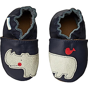 Robeez Friends Wrap Around Crib Shoe (Infant/Toddler),Navy,12-18 Months M US