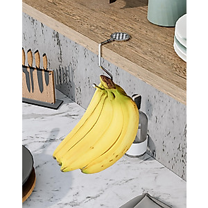 Metal Banana Hook, Balance Hook, Banana Holder for Hanging Backpack, Keys or Fashion Wallet Hook - Great for Kitchen Dorm Bedroom and Tabletop, Easy to Hang and Store