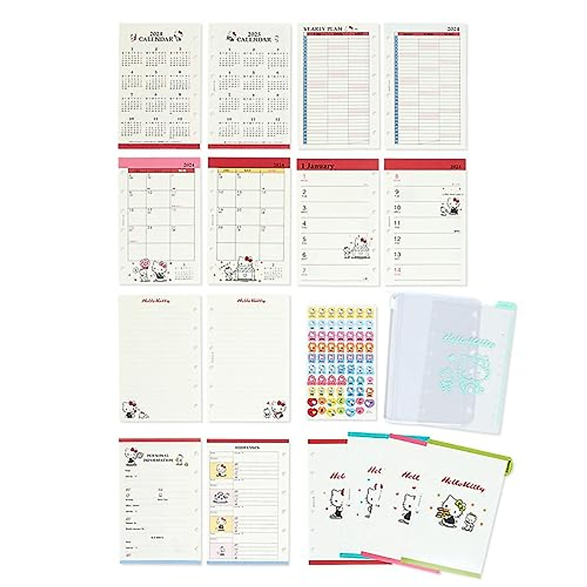 Sanrio 2024 704440 Hello Kitty Personal Organizer