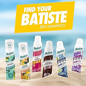 Batiste Dry Shampoo, Tropical, 6.73 Ounce (Packaging May Vary)