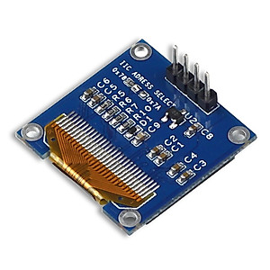 UCTRONICS 0.96 Inch OLED Module 12864 128x64 Yellow Blue SSD1306 Driver I2C Serial Self-Luminous Display Board for Arduino Raspberry Pi Pico