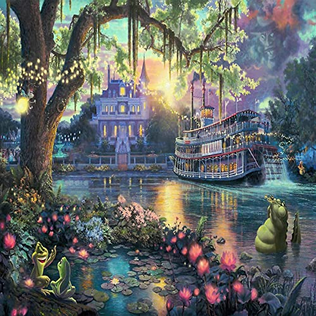 SSCSTS 6x6ft Palace Photography Background Fairy Tale Prince Princess Happiness Frog Castle Photography Background Studio Props LYST735