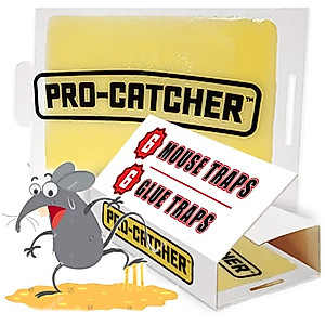 Mouse Trap Set Mouse Traps Indoor for Home, Mouse, Home, Glue Traps for Mice and Rats, Mouse Traps for House, Traps for Indoor Garden, 6 Snap Mouse Traps 6 Glue Traps - 12 Pack