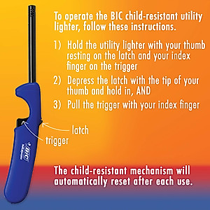 BIC Multi-Purpose Candle Edition Lighter & Flex Wand Lighter, 2-Pack