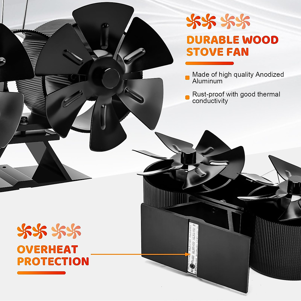 Uniflasy Stove & Fireplace Accessories