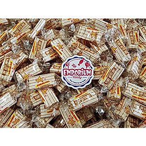 Atkinson's Sugar Free Peanut Butter Bars - Delicious Individually Wrapped 1 lb Bulk Frosted Coated Candy