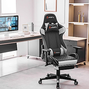 Arozzi Verona V2 Ergonomic Computer Gaming Chair Office Chair with High Backrest Recliner Swivel Tilt Rocker Adjustable Height and Adjustable Lumbar and Neck Support - Black