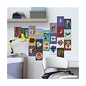 Minecraft Twin Bedding Set for Kids - Bundle with Minecraft Bedspread, Flat Sheet, Fitted Sheet, and Pillowcase for Twin Bed Plus Posters, Phone Wallet, More | Minecraft Bedroom Decor