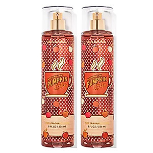 Bath & Body Works and Marshmallow Pumpkin Latte Fine Fragrance Spray Mist Perfume Gift Set - Value Pack Lot of 2 (Marshmallow Latte), 4 Ounce (Pack 2), 8.0 fluid_ounces, 1.15 pounds