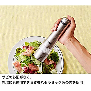 Russell Hobs 7922JP Electric Mill, Salt and Pepper, Pack of 2