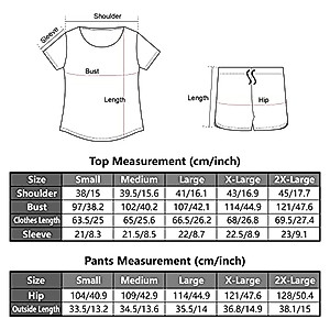 UMIRIKO Cute Funny Frog Heart Womens Pajama Sets, Soft Short Sets Women 2 Piece Pajama Sets, Size L 21330291