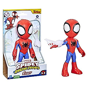 Marvel Spidey and His Amazing Friends Spiderman Action Figure with Web Shooter Accessory 22cm