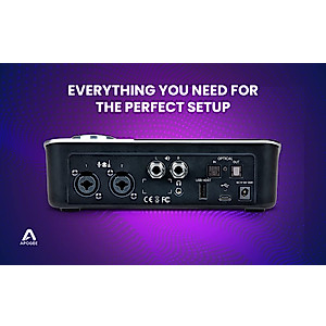 Apogee Symphony Desktop - Pro Audio Interface with Touch-Screen Display, Headphone Amp with Phantom Power for Recording, Live-Stream & Podcast, works with Mac, PC, iPhone, and iPad