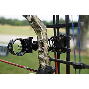 Mountain Rocky Direct Mount 5-Pin Bow Sight - .019” Pins, All Aluminum Construction, 2nd & 3rd Axis Adjustable, Tool Free Micro Adjust Windage & Elevation Laser Etched Markers, Built-In Light Adapter