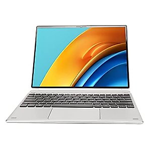 Zunate Laptop for Windows 11, 2 in 1 12.3in Touch Screen 2880x1920 IPS Display,with Magnetic Keyboard, for Intel J4125 2.00GHz, LPDDR4 12GB and 256GB SSD, Ultra Slim,Webcam,WiFi,BT