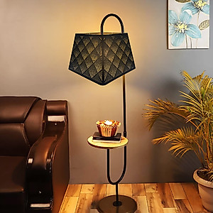 Royxen 2 Pack Metal Lamp Shades Vintage Lampshade for Table Lamp and Floor Light, Falling Stars