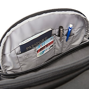 Travelon Anti-Theft Classic Large Backpack, Black, 12 x 18.5 x 6.5