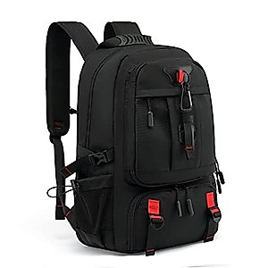 INSAVANT Travel Backpack for Mens 18.3 Inch with Laptop Sleeve and Shoe Compartment, Computer Backpacks with USB Charging Port, Durable Hiking Work Business Daypack for Women