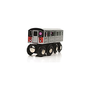 Munipals Wooden Railway NYC Subway Car 7