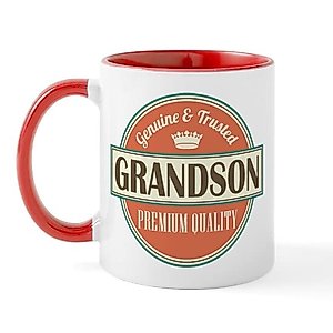 CafePress Grandson Mug Ceramic Coffee Mug, Tea Cup 11 oz
