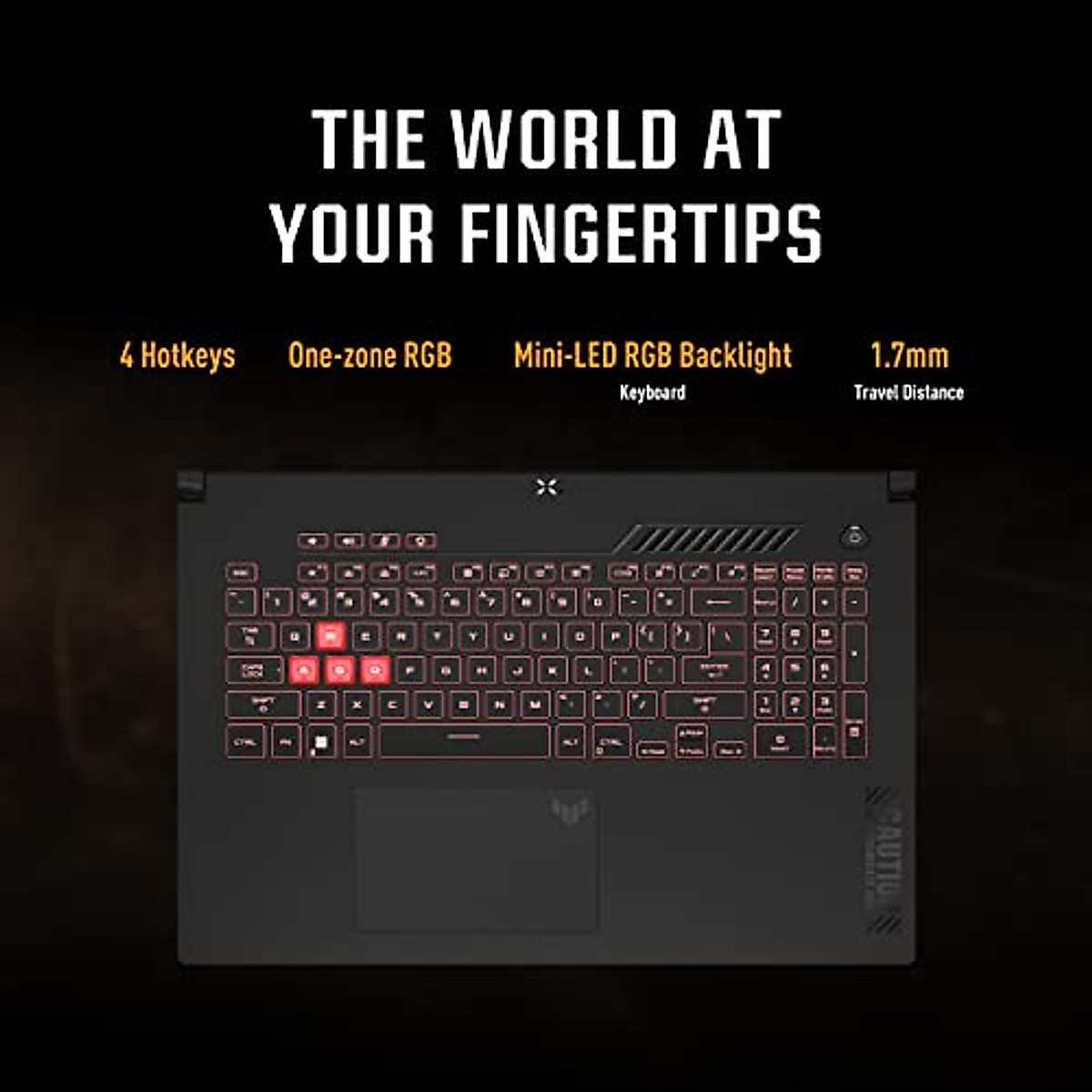 ASUS TUF Gaming F17 (2023) Gaming Laptop, 17.3” FHD 144Hz Display, GeForce RTX 4050, AMD Ryzen 7 7735HS, 16GB DDR5, 1TB PCIe 4.0 SSD, Wi-Fi 6, Windows 11, FA707NU-DS74,Mecha Gray