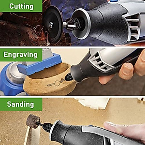 Drill Chuck Collet Set for Dremel, 15PCS Chuck Collet Kit, 0.8-3.2mm Shank Replacement 4486 Rotary Tool Keyless Quick Change Chuck Accessory with Replacement 4485 Brass Collet Metal Nut