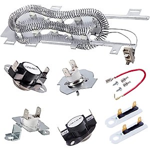 8544771 Dryer Heating Element, 279816 Thermostat Cut Off,279973 3392519 Dryer Thermal Fuse Compatible with maytag, kenmore,kitchen,whirlpool and More