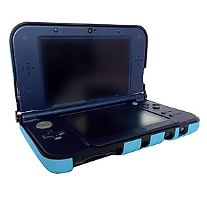 OSTENT Hard Aluminum Case Cover Skin Protector for Nintendo New 3DS LL/XL Console - Color Light Blue