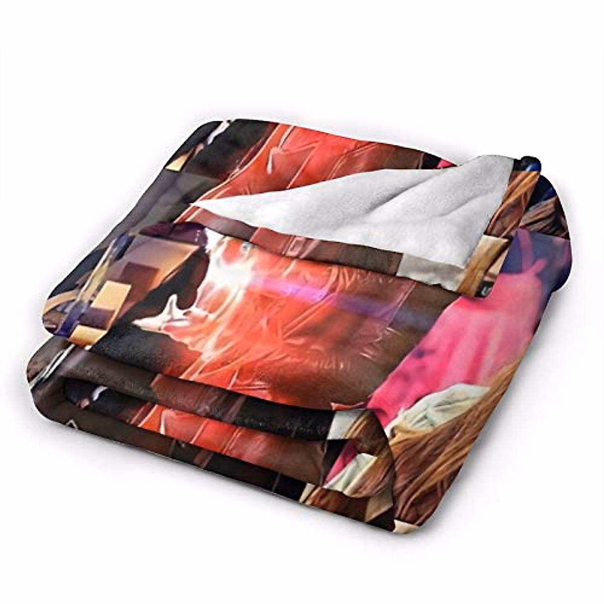 Elizabeth Olsen Wanda Maximoff Soft and Comfortable Wool Fleece Throw Blankets Yoga Blanket Beach Blanket Suitable for Home and Tourist Camping
