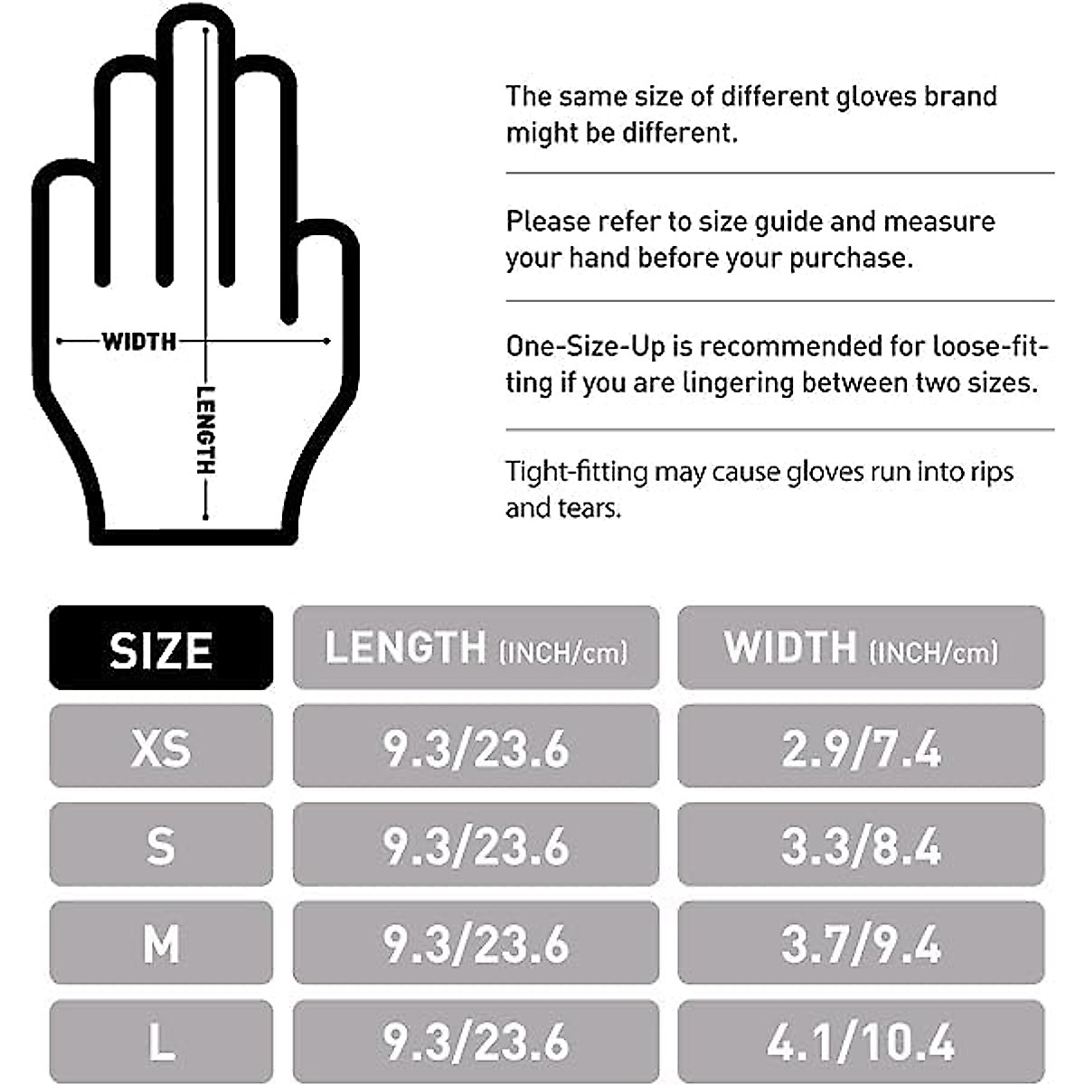 OKIAAS Black Disposable Gloves Medium, Vinyl Gloves Disposable Latex Free, 5 mil, 50 Count, for Food Prep, Household Cleaning, Hair Dye, Tattoo