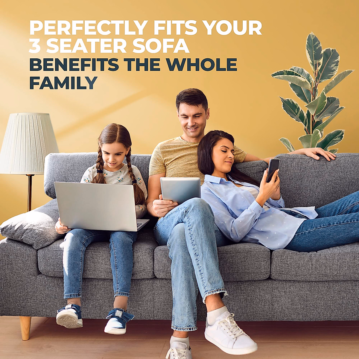 Golden Home Essentials XL 23.2in x 68in Couch Support for Sagging Cushions - Extra Wide Sofa Cushion Support Board - 0.4in Saggy Couch Cushion Support for Sagging Seat - Sagging Couch Support Board