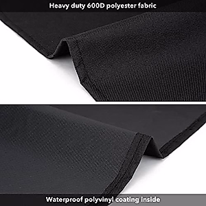 ProHome Direct Heavy Duty 600D Polyester Griddle Cover for Cuisinart 360° XL Griddle Outdoor Cooking Station,UV and Water Resistant Griddle Cover, Black