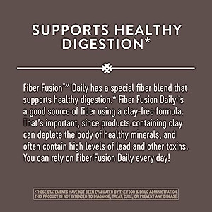 Nature's Way Fiber Fusion Daily Supplement, Digestive Support*, 150 Vegan Capsules