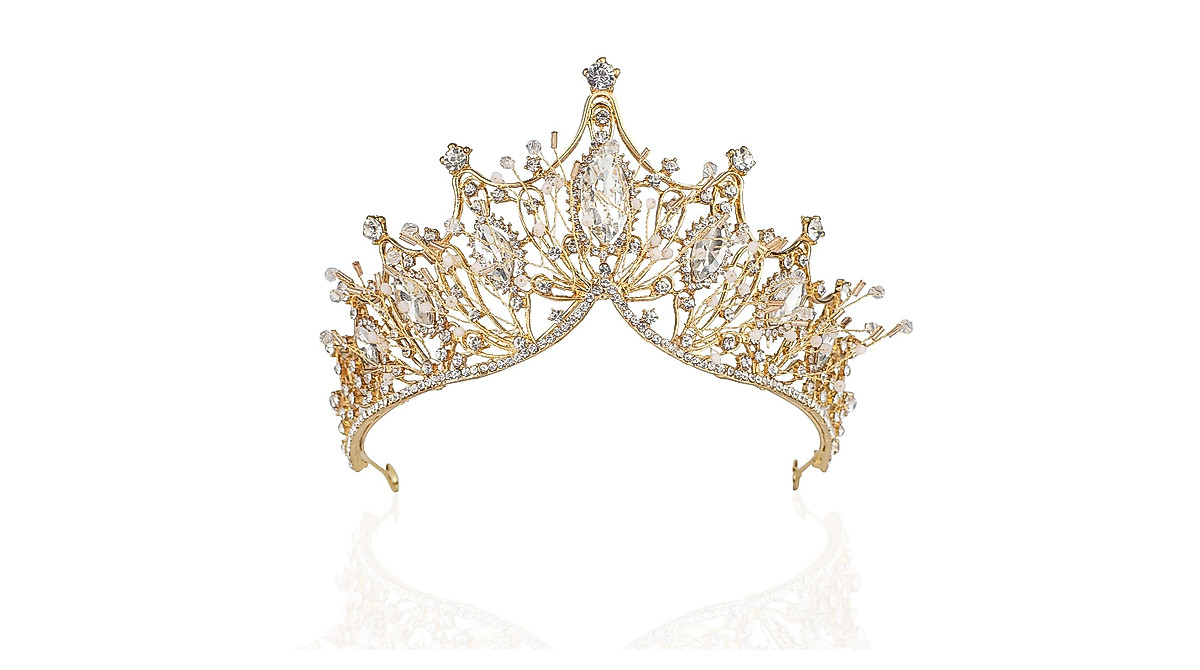 Stunning Baroque Crown for Weddings & Special Occasions