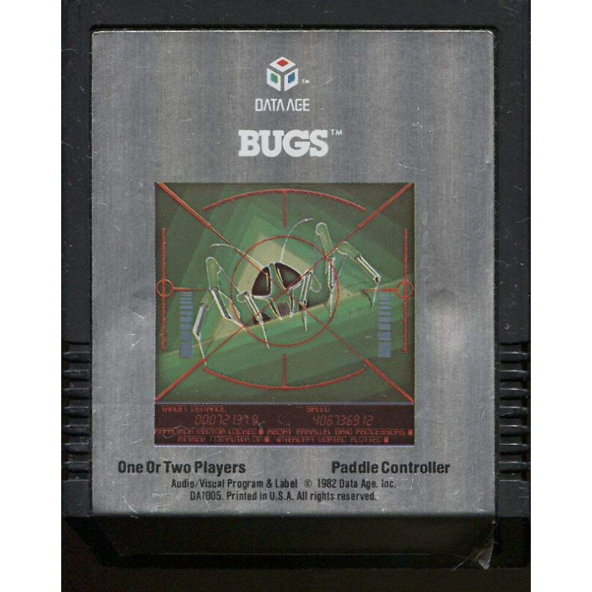 Bugs Vintage Atari 2600 Video Game Cartridge