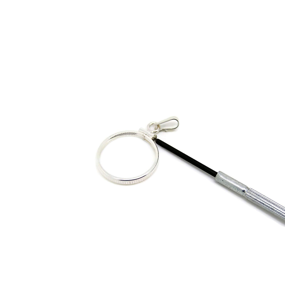 DIY Jewelry: Sterling Silver Bezel for Half Dollar Coins – Easy to Use Pendant/Charm/Necklace Setting