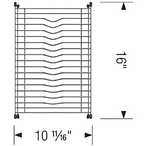 BLANCO 236432 DIAMOND Stainless Steel Floating Dish Rack