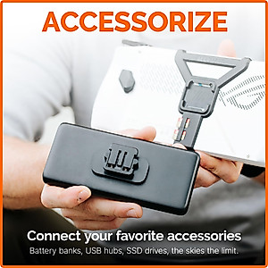 Mechanism Allymate 7-in-1 Bundle | ROG Ally Kickstand, Battery, SSD, USB-C Hub, VESA & Wall Mounting Kit | Mount Anything to Your ROG Ally & It to Anything | Case Friendly ASUS ROG Ally Accessories