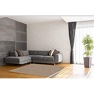 3'x5' - Speckled Stone ECONOMICAL Solutions Collection | Custom Carpet Area Rugs & Runners - 25 Oz. Soft Textured 100% PureColor BCF Polyester. FHA Approved-CRI Green Label-Made in U.S.A.