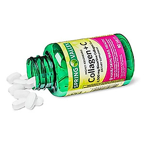 Spring Valley Highly Absorbable Collagen + Vit C 90 ct (pack of 1)