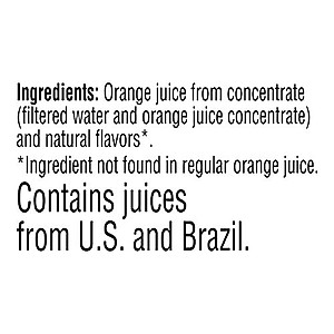 Tropicana 100% Orange Juice, 15.2 fl oz (Pack of 12) - Real Fruit Juices, Vitamin C Rich, No Added Sugars, No Artificial Flavors