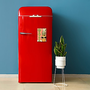 Inspirational Pineapple Magnet for Refrigerator Locker Toolbox Car White Board Ammo Can - 4 x 6 Inches - Be A Pineapple - KCM0158