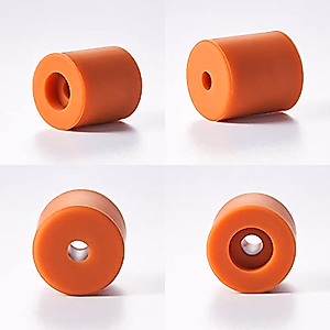 3D Printer Silicone Bed Mounts, Ender 3 Silicone Leveling Solid Bed Mount, 3D Printer Leveling Spring Replacement Part for CR-10/Ender-3 v2/ Pro/S1/Ender 5 Pro, 8PCS